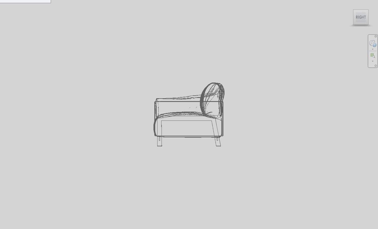 sofa set revit model 3D model | CGTrader