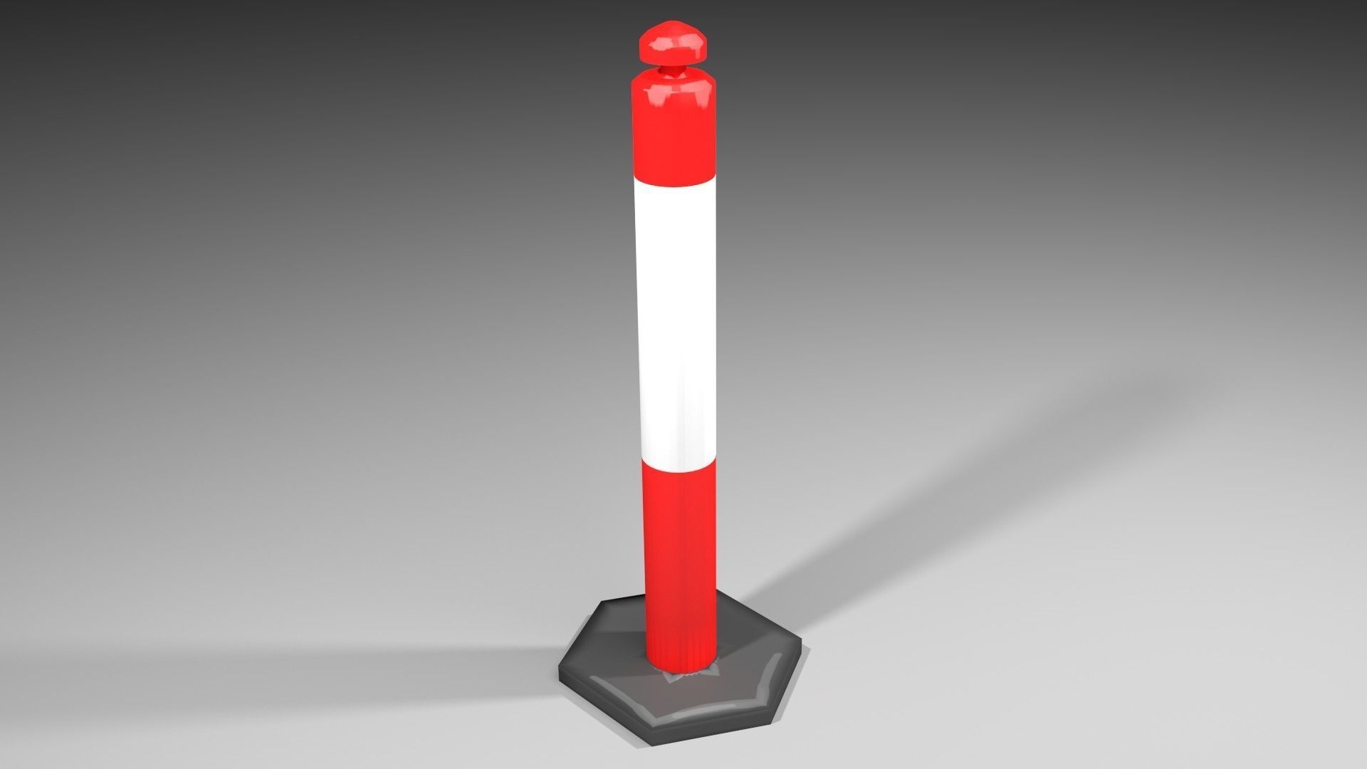 Bollard - Cylinder Delineator 3D model | CGTrader