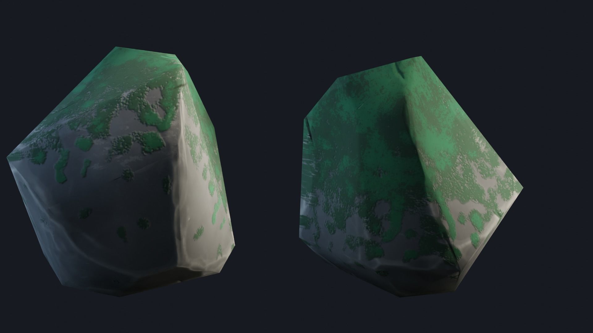 3D model Set of 10 Stylized Rocks VR / AR / low-poly | CGTrader