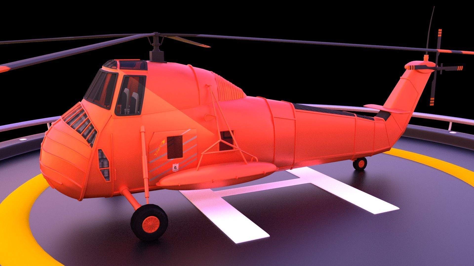 3D model Military helicopter VR / AR / low-poly | CGTrader