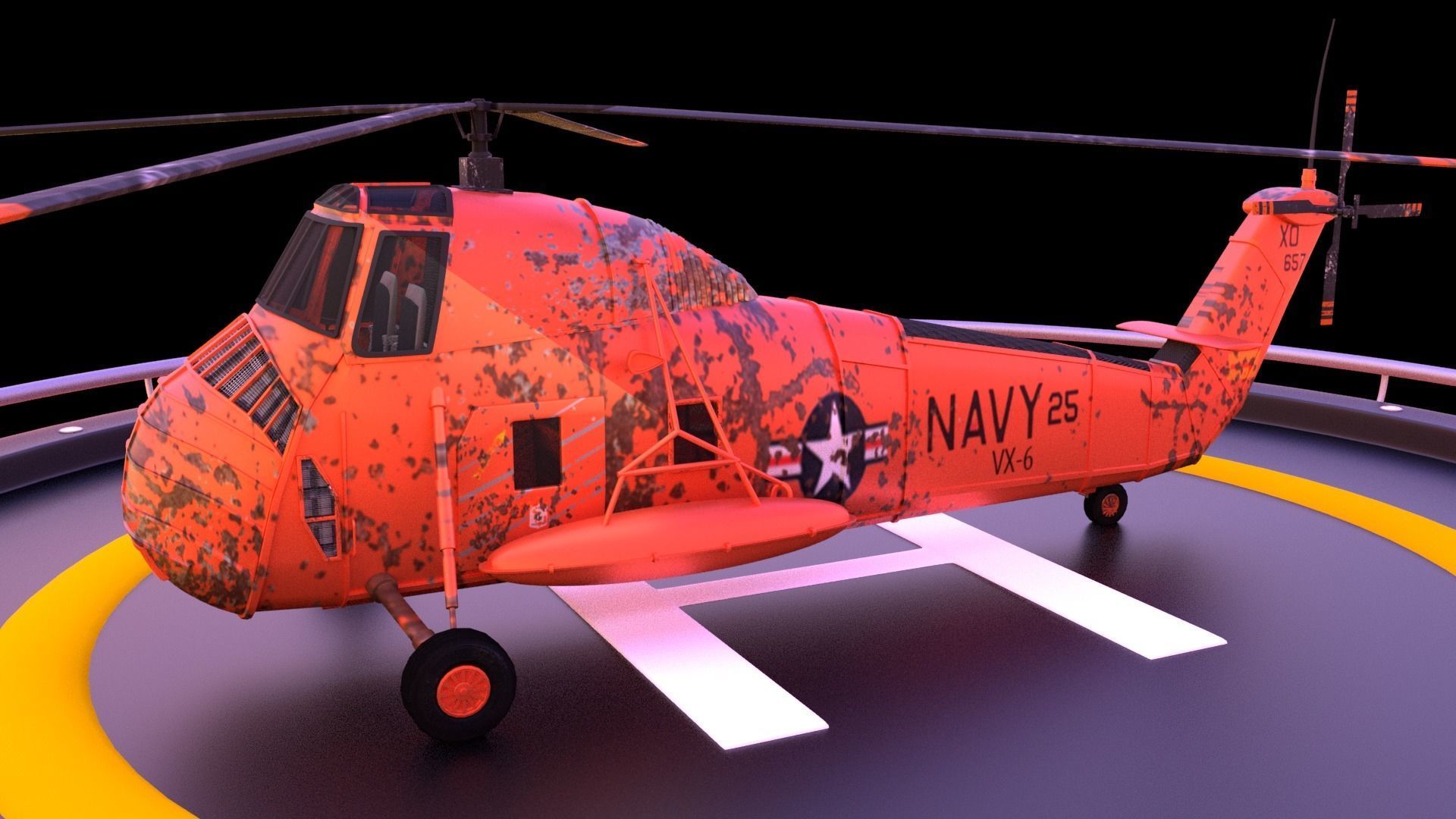 3D model Military helicopter VR / AR / low-poly | CGTrader