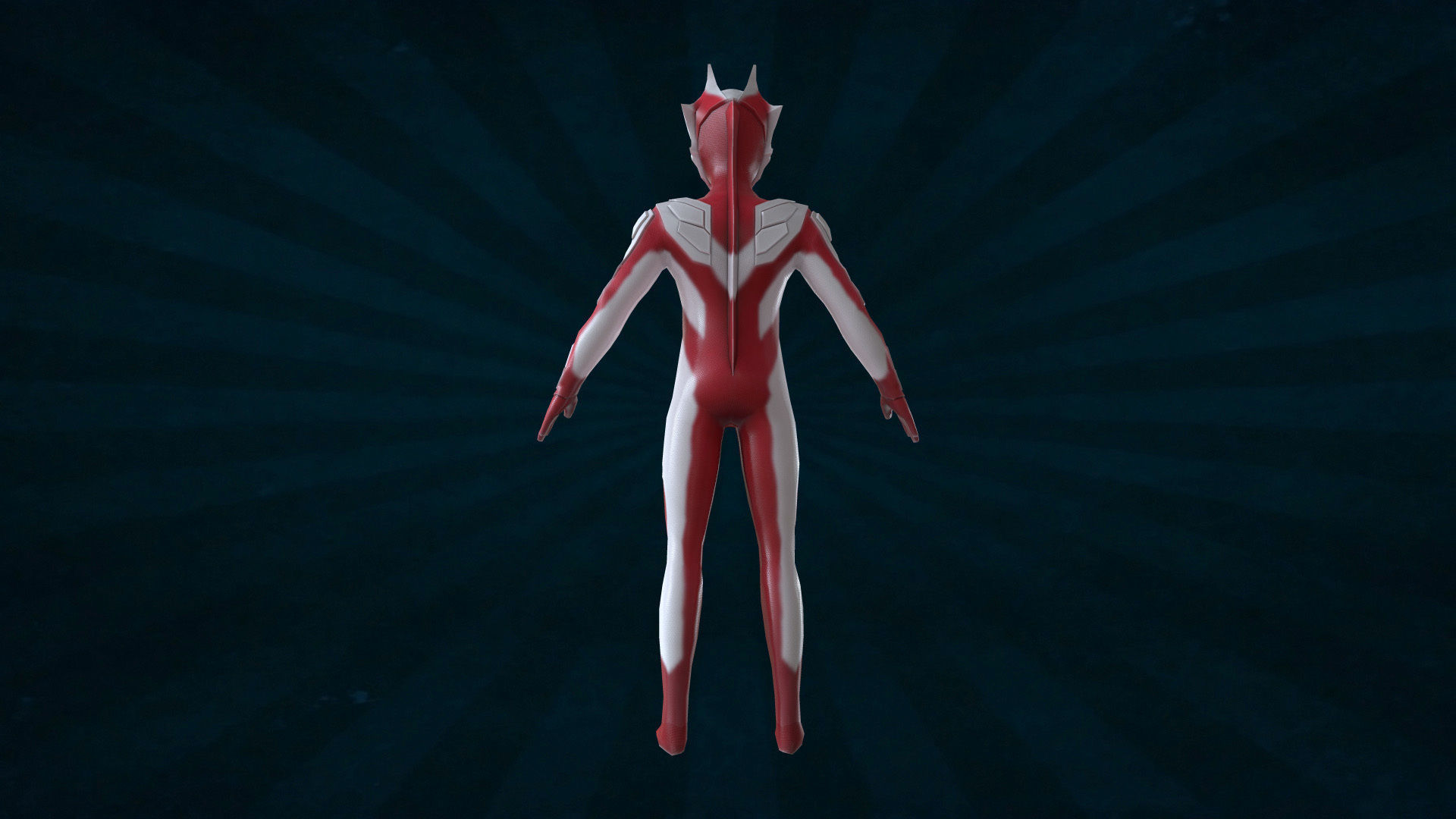 3D model ULTR-001 Rigged UltraMan VR / AR / low-poly | CGTrader