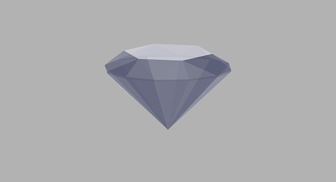 Diamond polygonal shape 3D model 3D printable | CGTrader