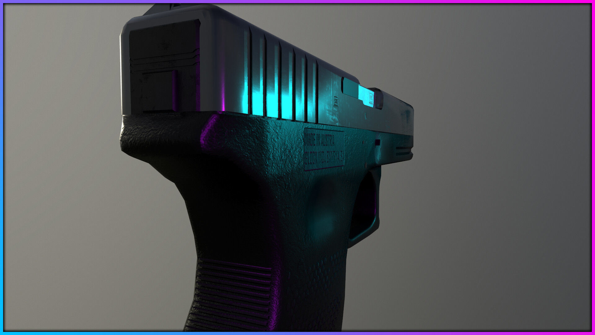 Glock 19 - modular game ready weapon 3D model | CGTrader
