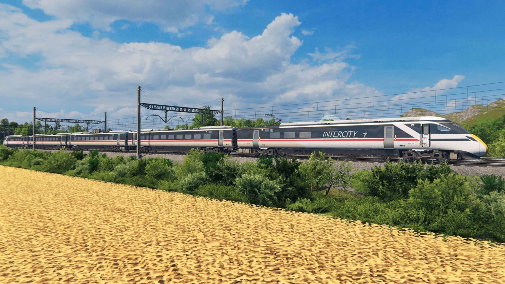 3D model British Rail Class 800 - Fictional Swallow Livery VR / AR ...