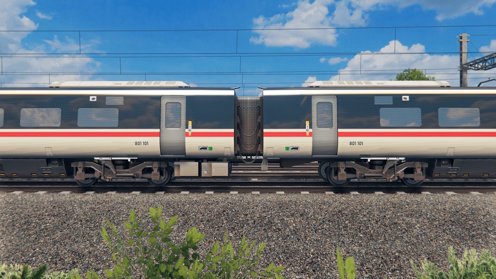 3D model British Rail Class 800 - Fictional Swallow Livery VR / AR ...