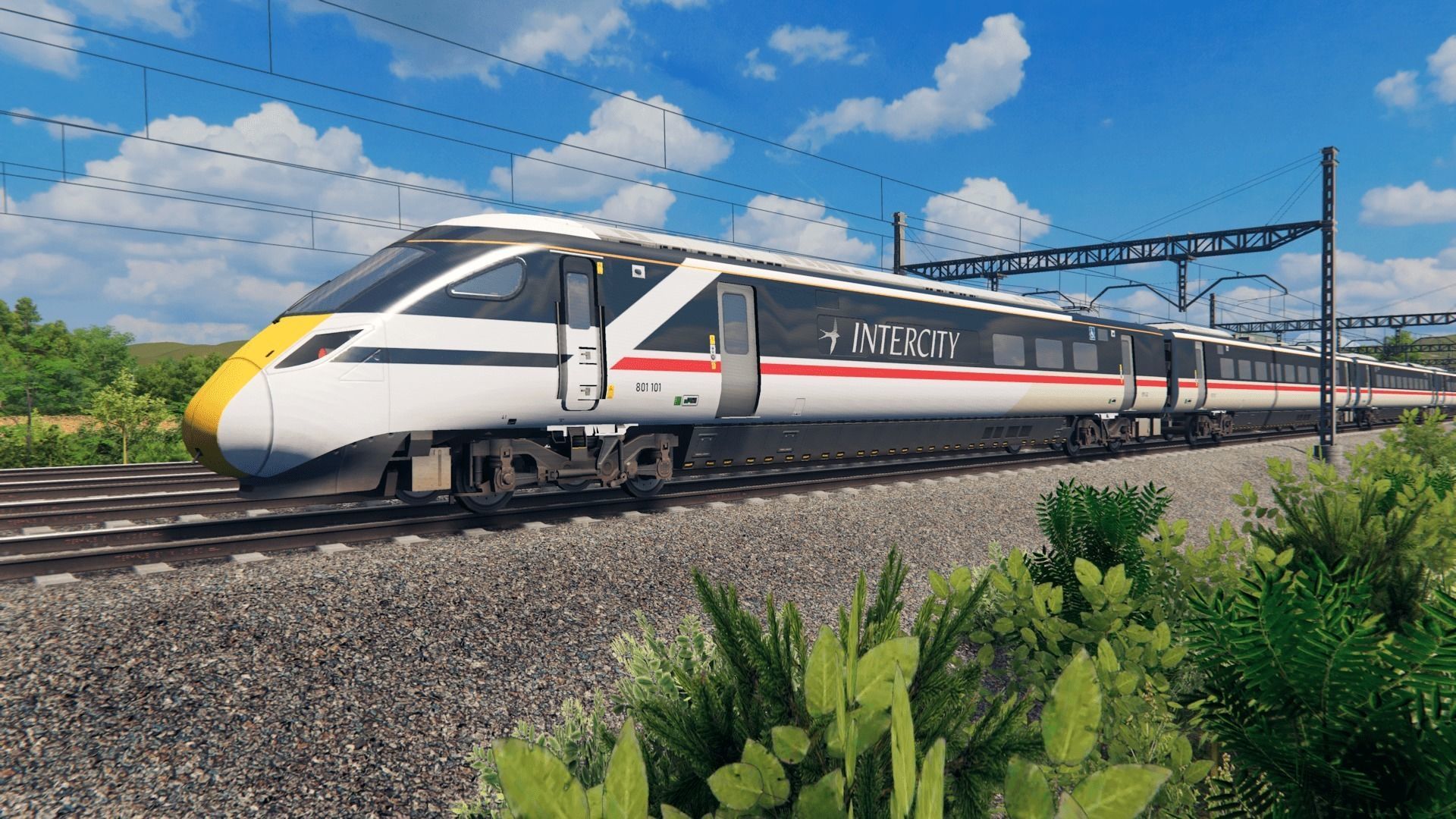 3D model British Rail Class 800 - Fictional Swallow Livery VR / AR ...