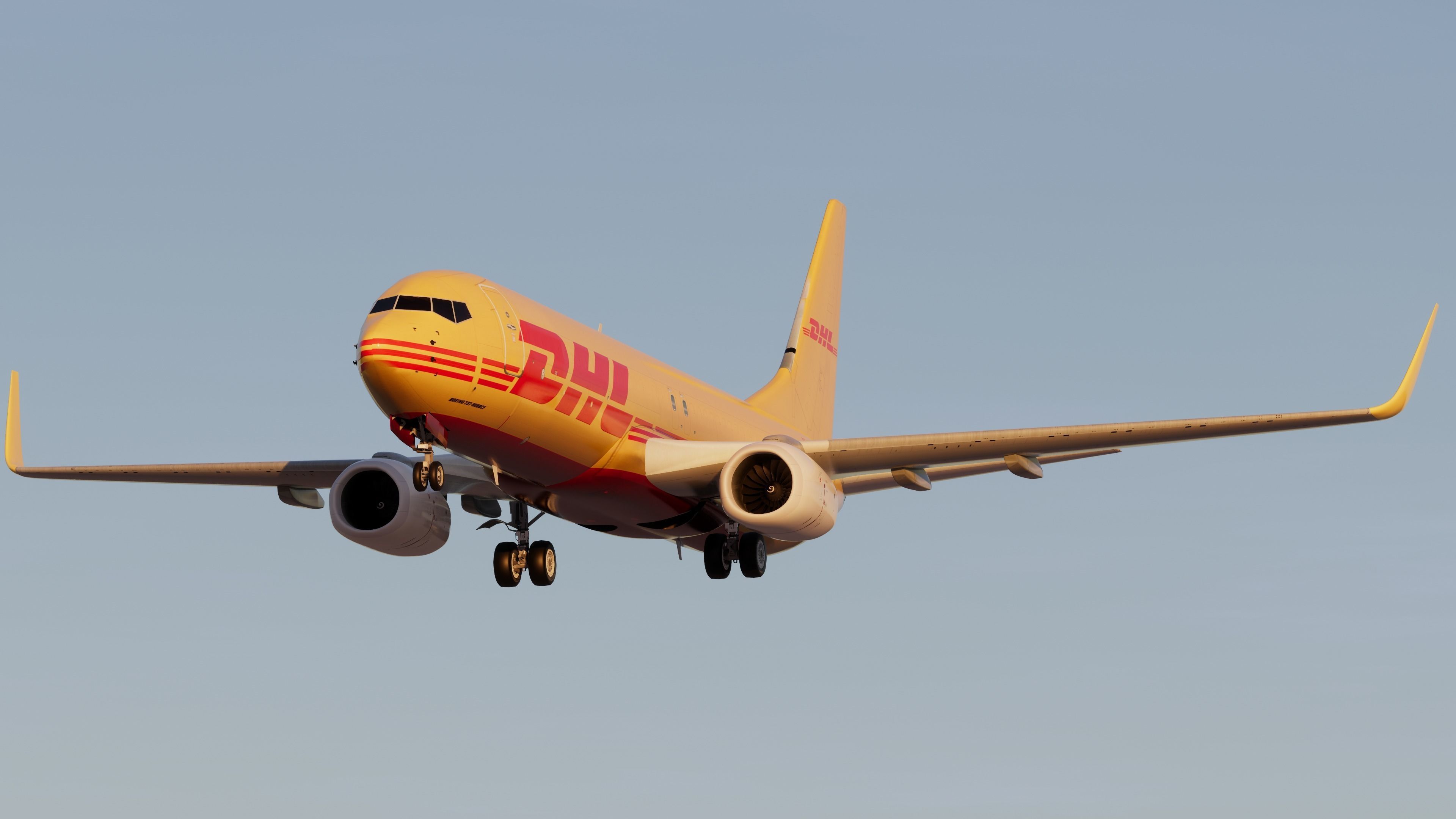 DHL Boeing 737-800 3D model | CGTrader