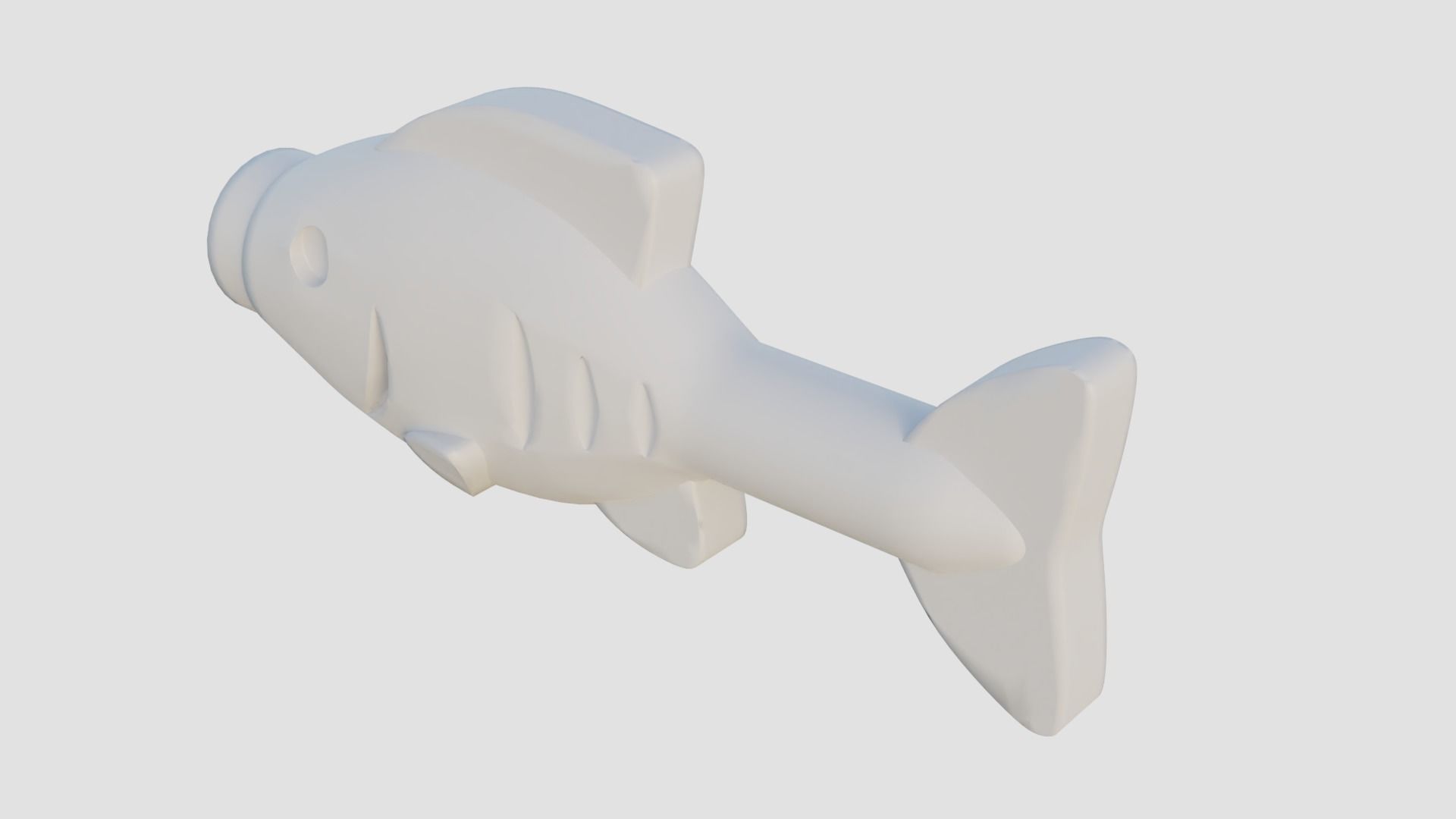 LEGO Fishfig 3D model rigged | CGTrader
