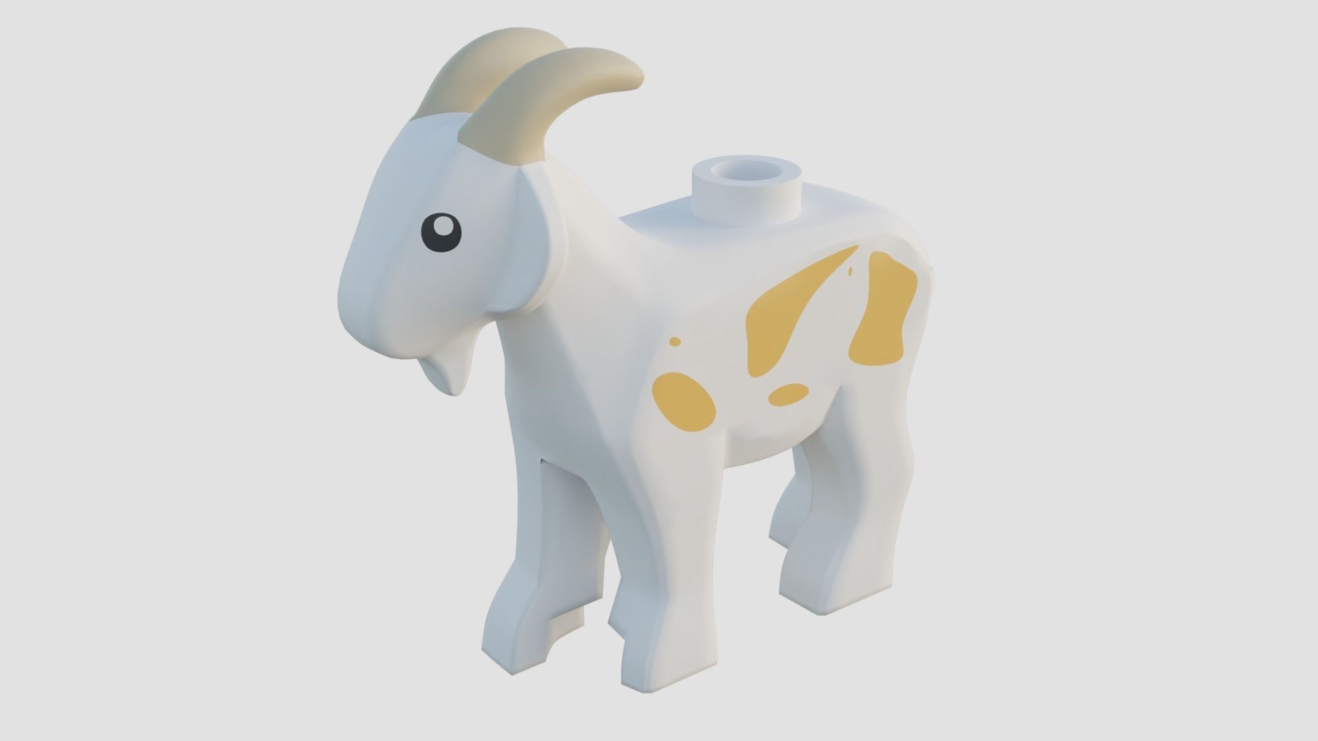 LEGO Goatfig 3D model rigged | CGTrader
