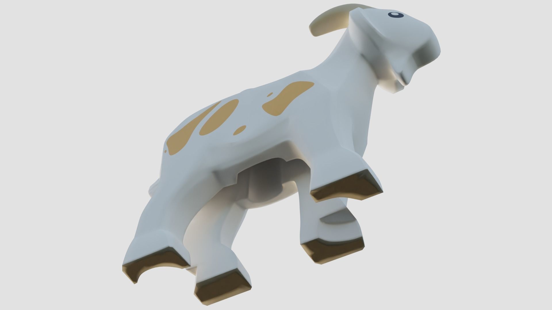 LEGO Goatfig 3D model rigged | CGTrader