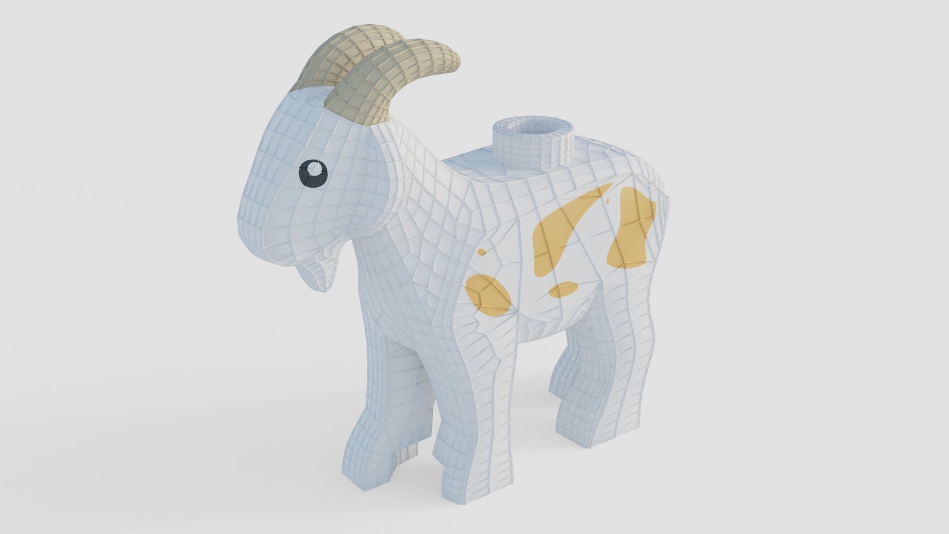 LEGO Goatfig 3D model rigged | CGTrader