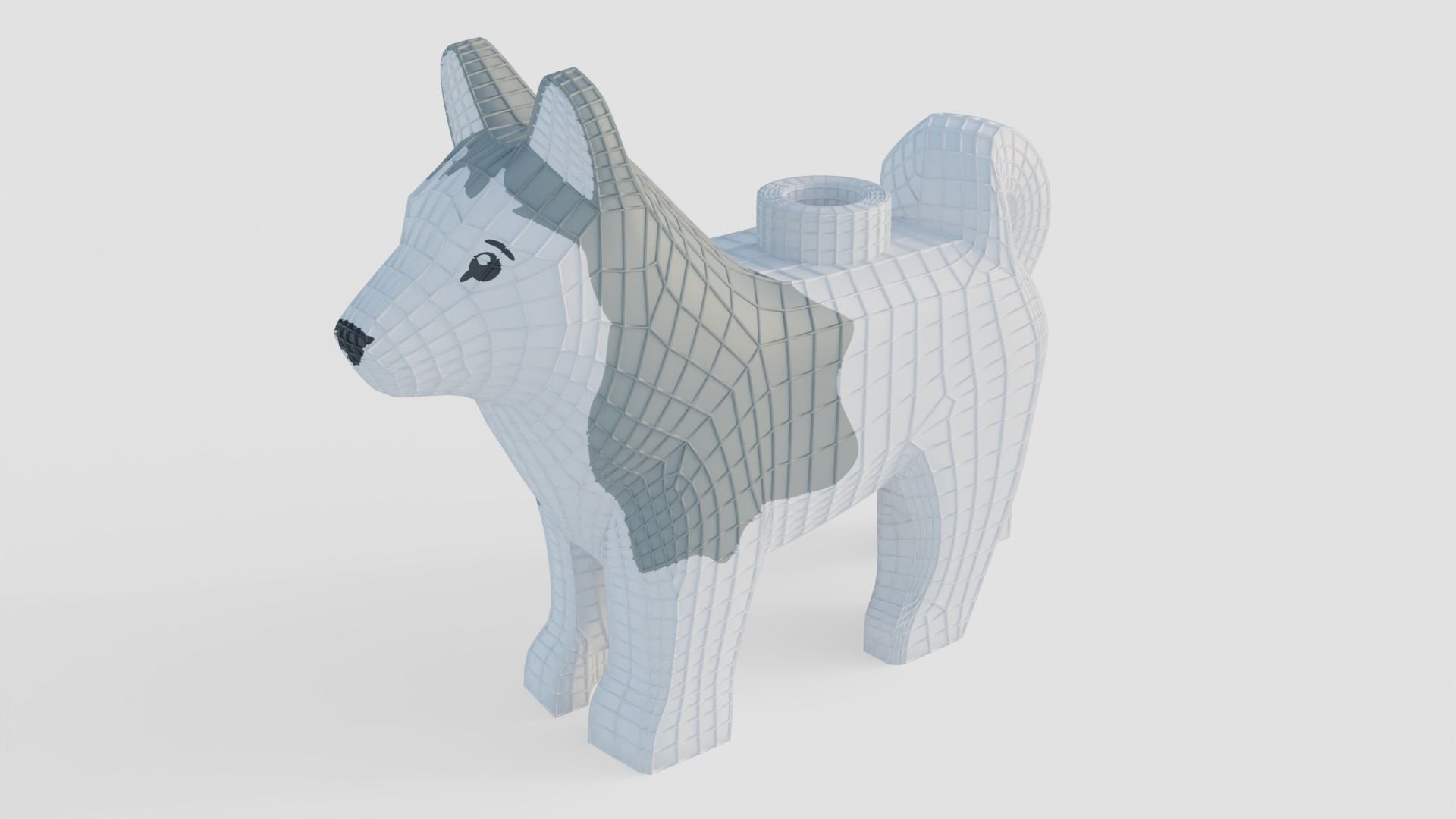 LEGO Huskyfig 3D model rigged | CGTrader