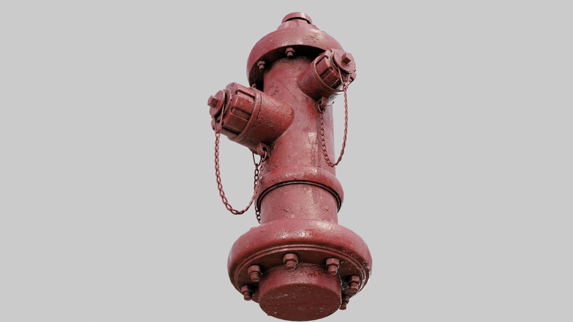 3D model Fire Hydrant Low Poly 1A VR / AR / low-poly | CGTrader