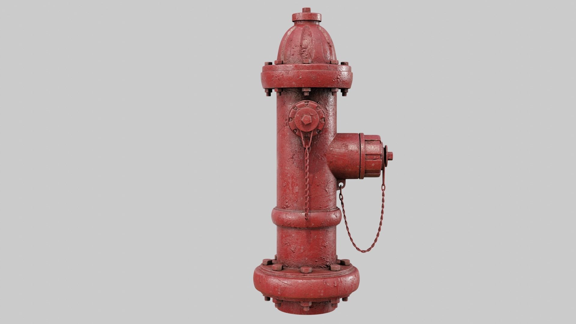 3D model Fire Hydrant Low Poly 1A VR / AR / low-poly | CGTrader