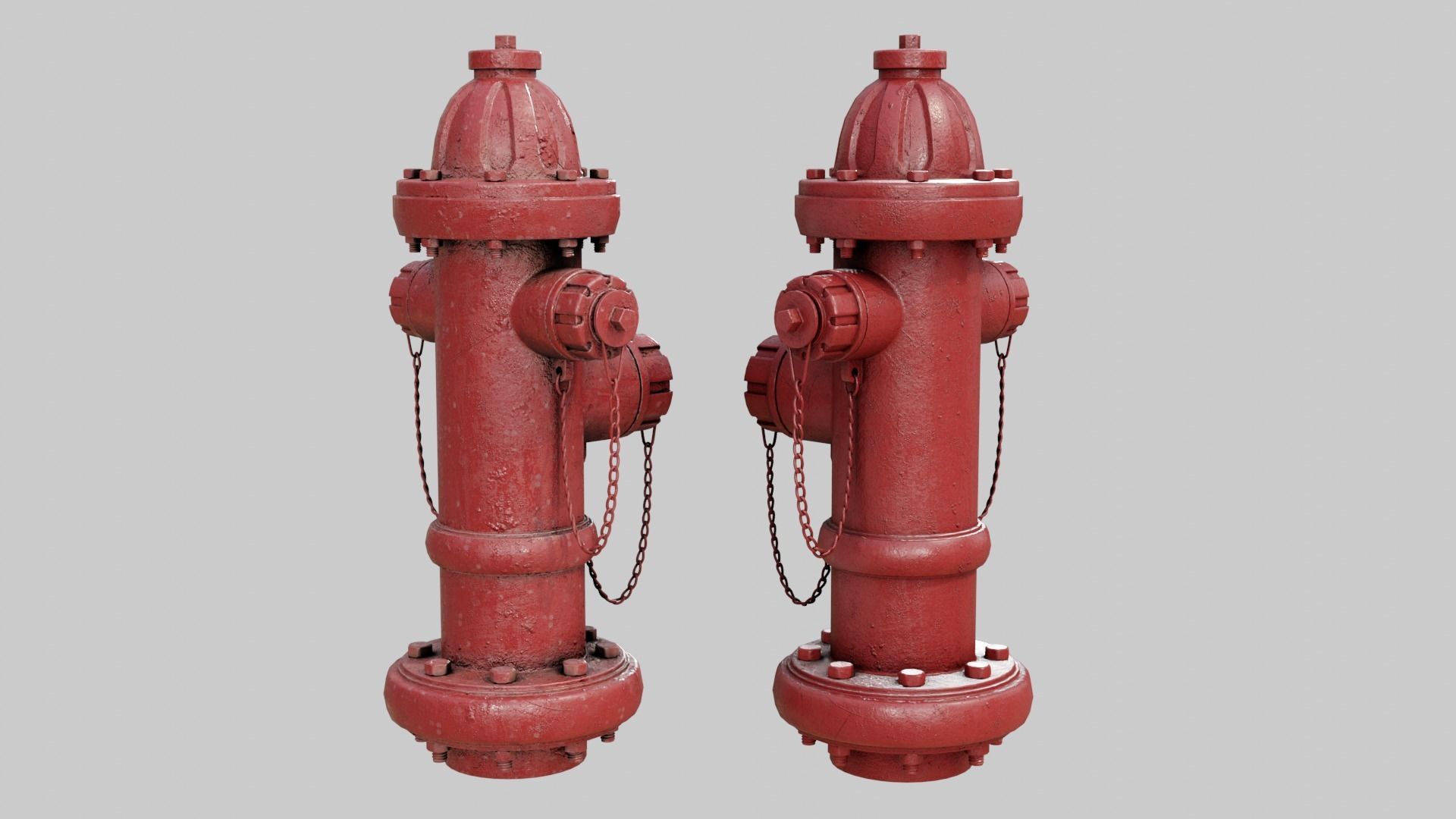 3D model Fire Hydrant Low Poly 1A VR / AR / low-poly | CGTrader