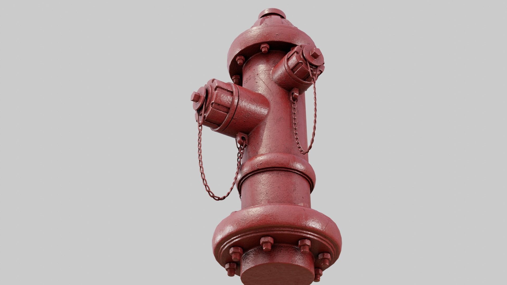 3D model Fire Hydrant Low Poly 1A VR / AR / low-poly | CGTrader