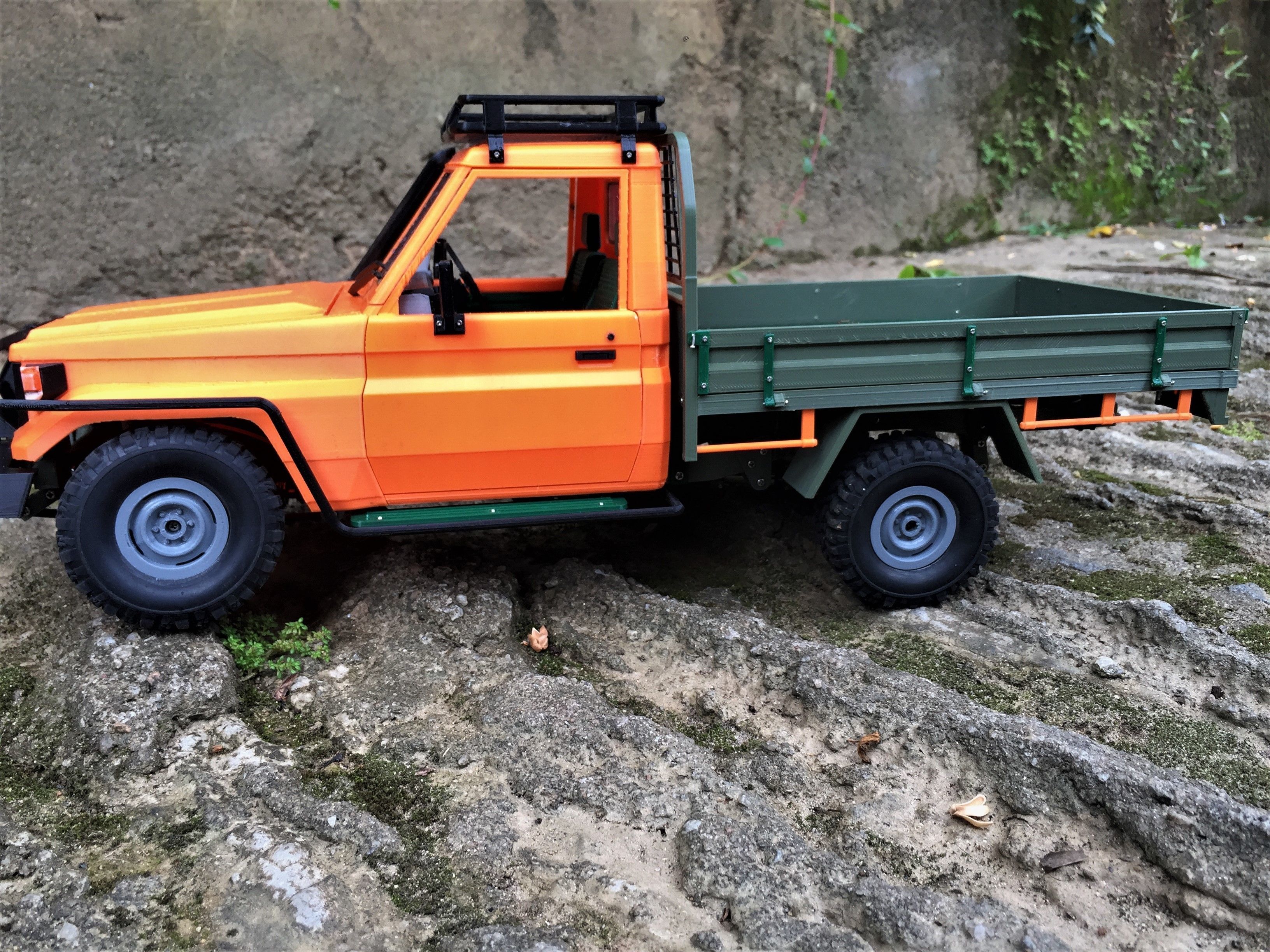 Toyota land cruiser lc75 RC pick up truck 1 to 16 WPL scale 3D model 3D ...