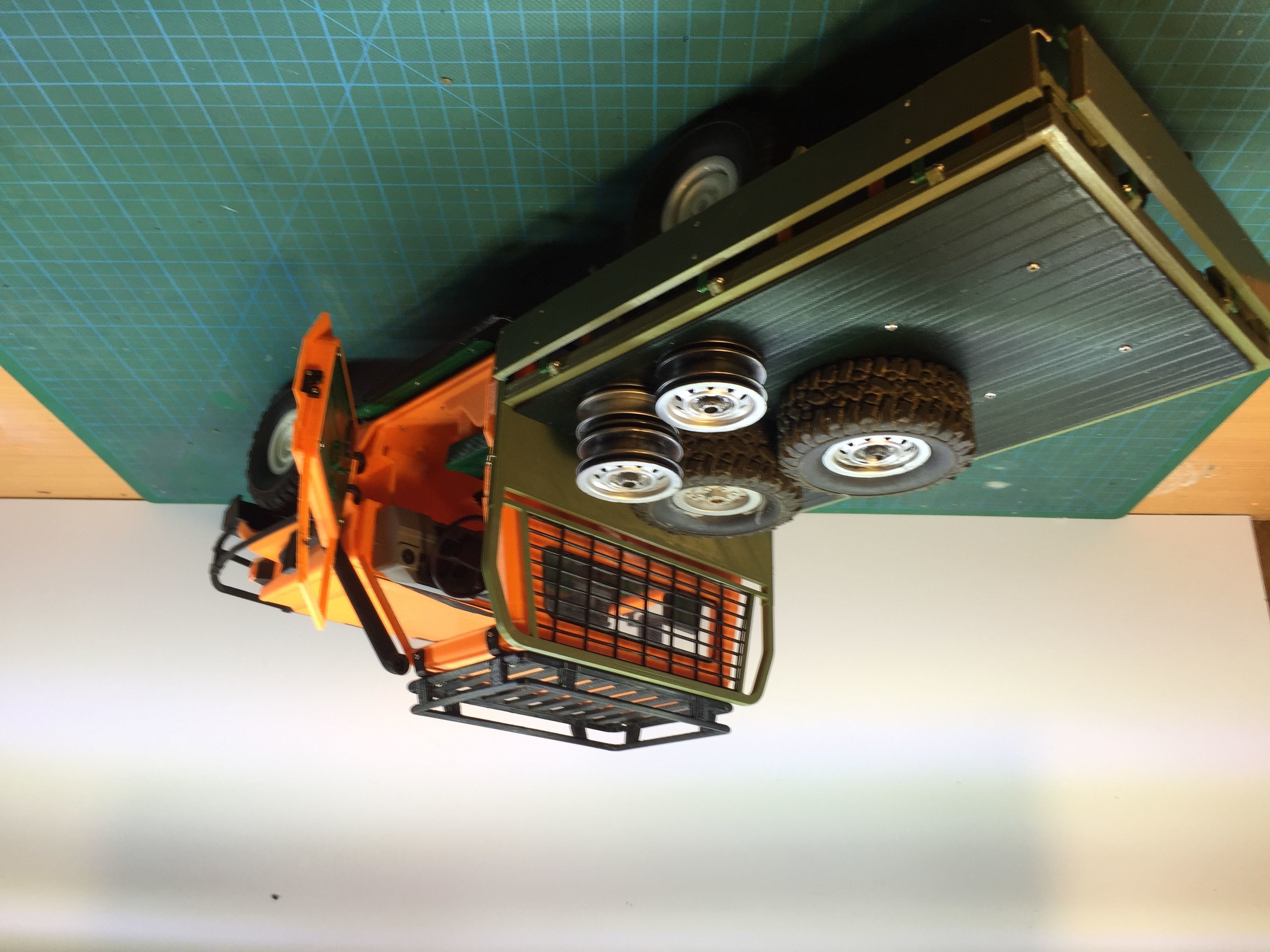 Toyota land cruiser lc75 RC pick up truck 1 to 16 WPL scale 3D model 3D ...