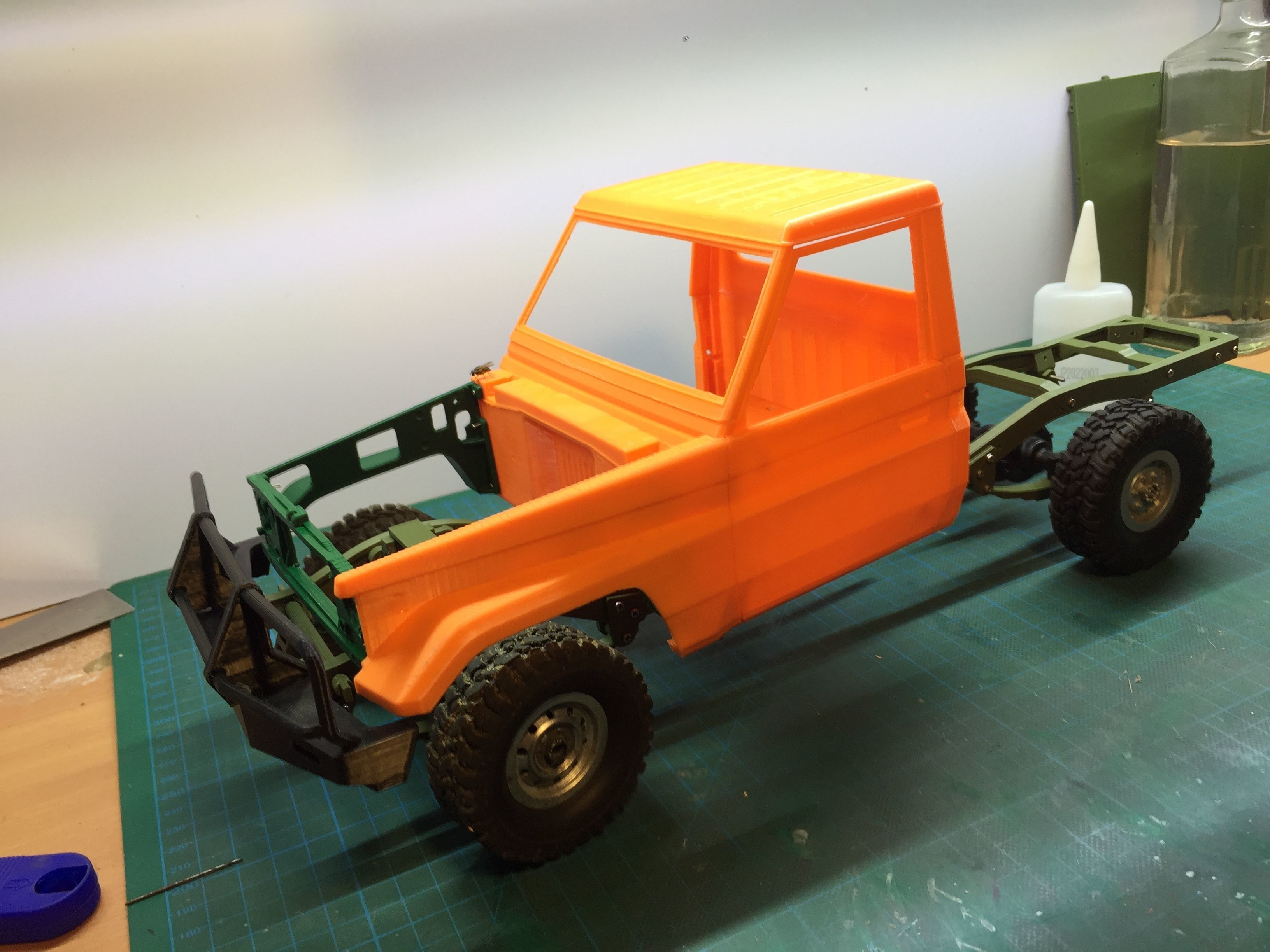 Toyota land cruiser lc75 RC pick up truck 1 to 16 WPL scale 3D model 3D ...