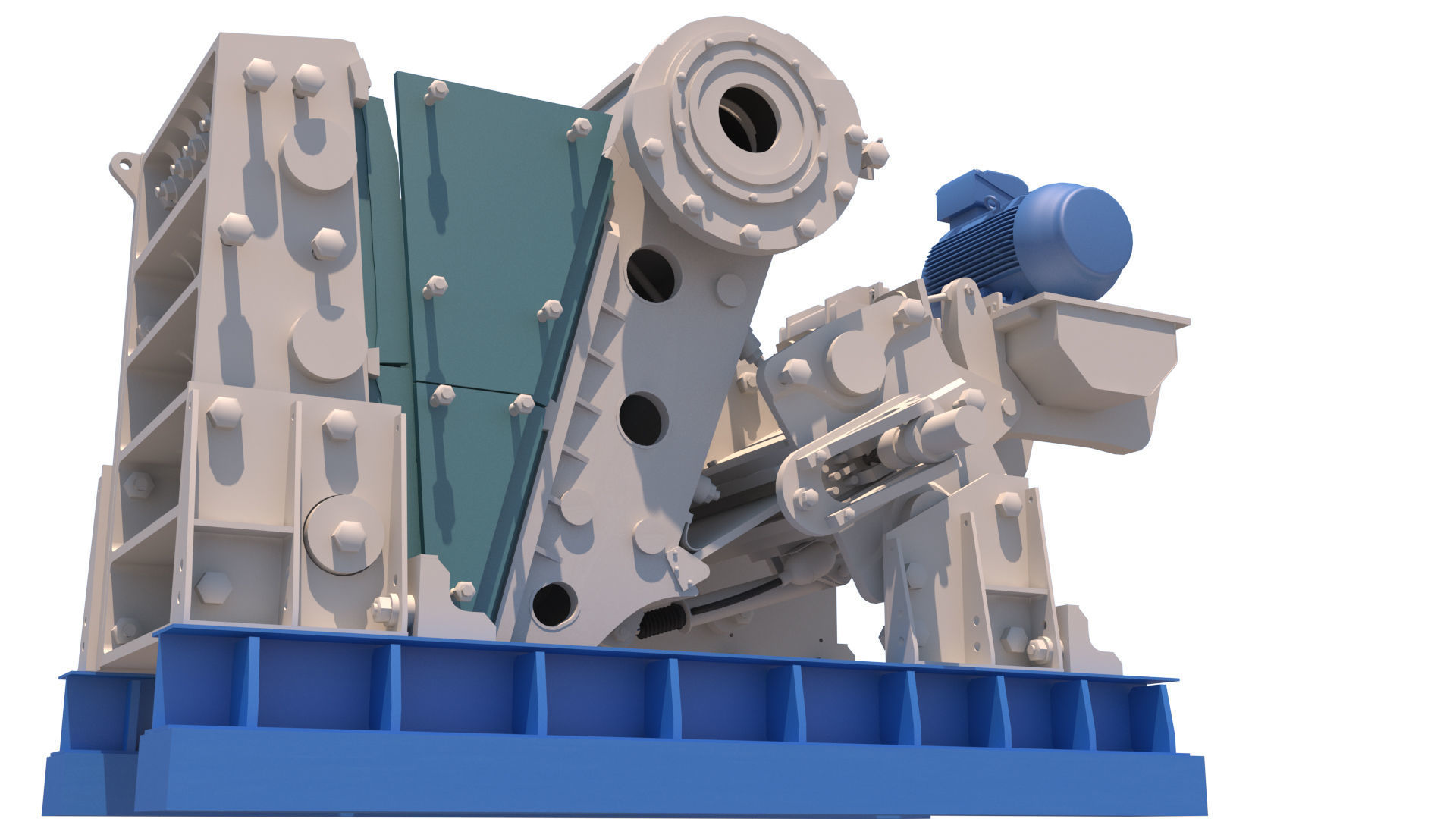 crusher chancador quijadas c160 3D model | CGTrader