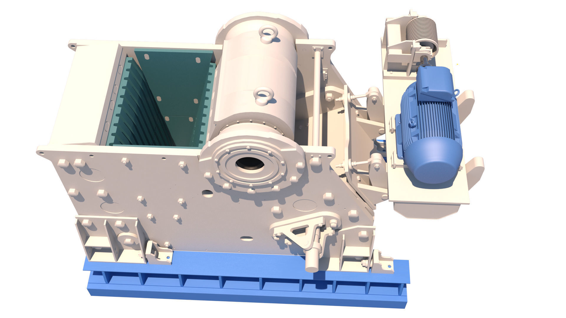 crusher chancador quijadas c160 3D model | CGTrader