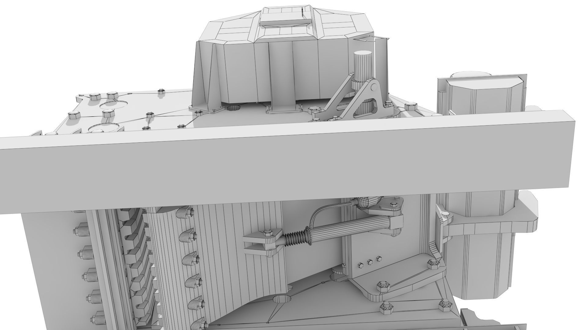 crusher chancador quijadas c160 3D model | CGTrader
