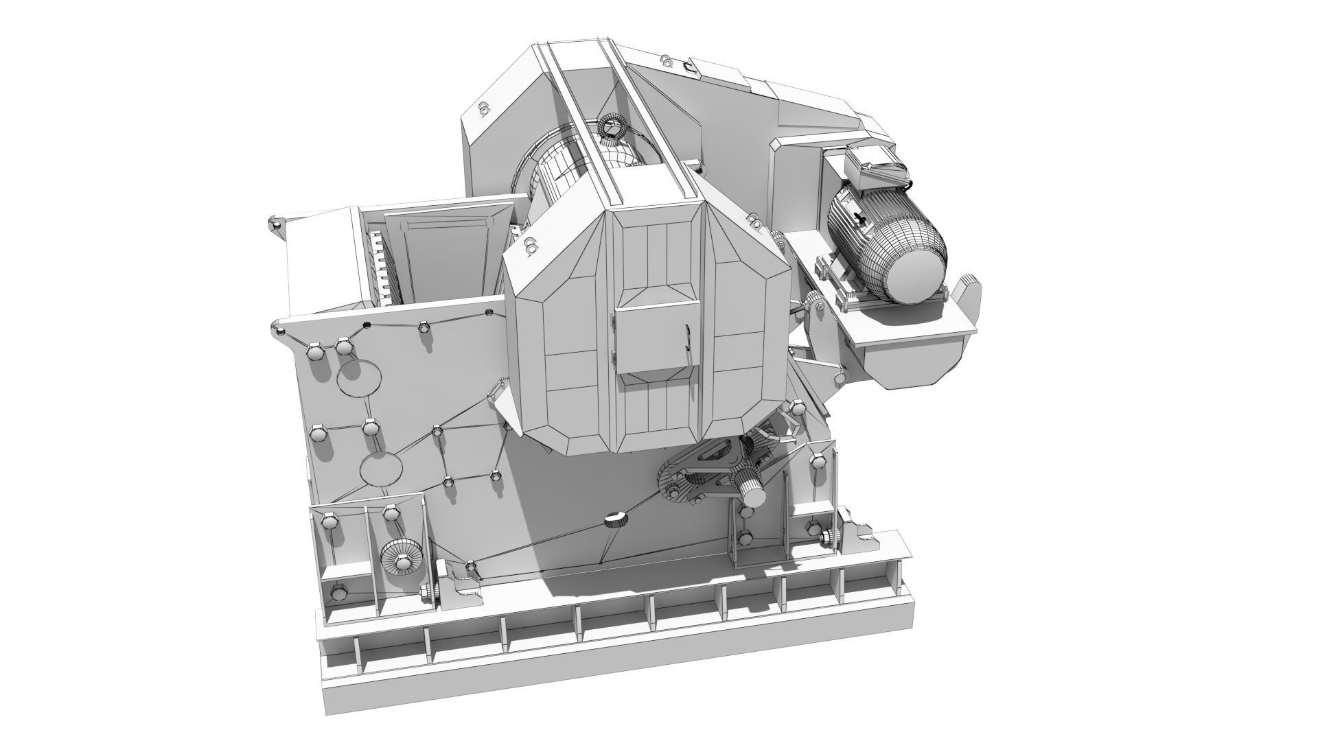crusher chancador quijadas c160 3D model | CGTrader