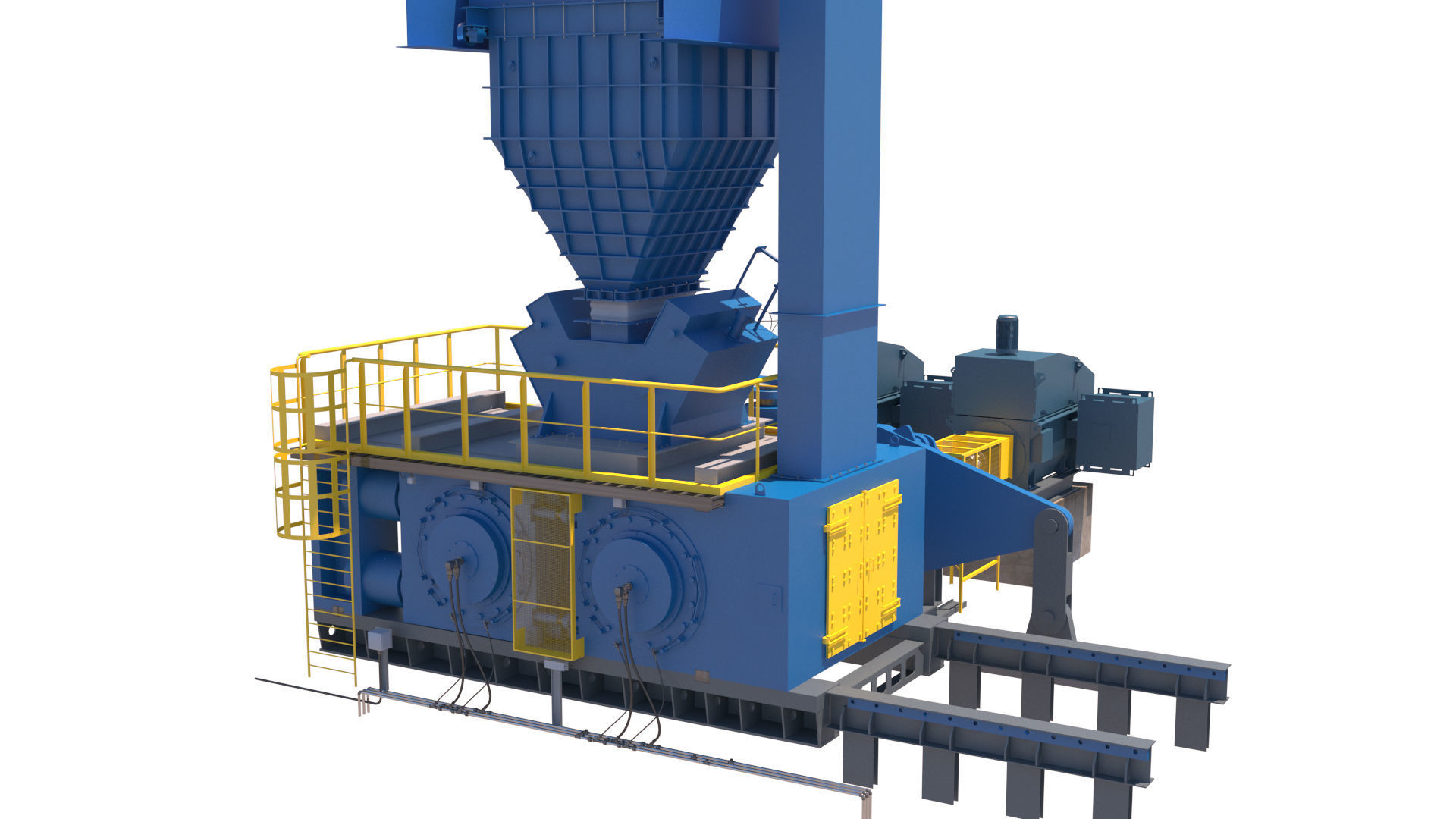 model hpgr pulverizer machine 3D model | CGTrader