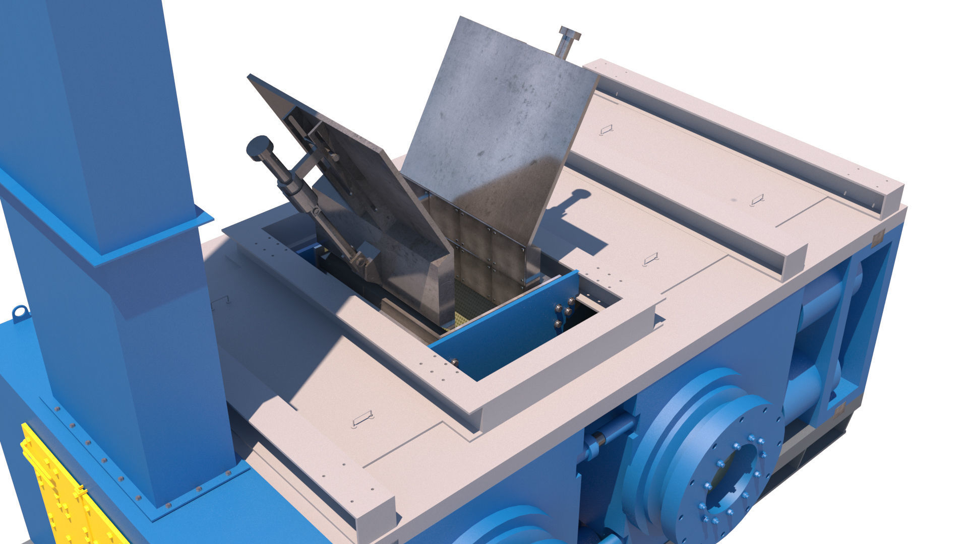 model hpgr pulverizer machine 3D model | CGTrader