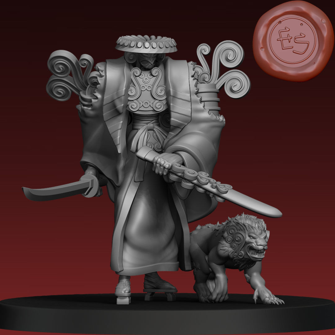 Yojimbo - Final Fantasy X - Miniature 3D model 3D printable | CGTrader