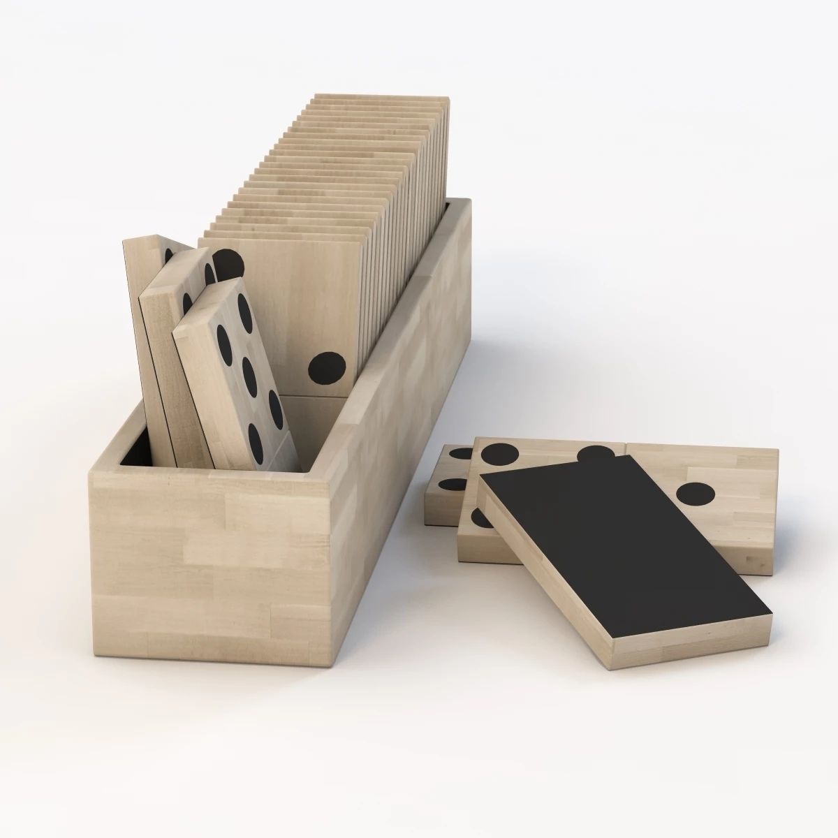 Jayson Home Bone Dominoes 3D model | CGTrader