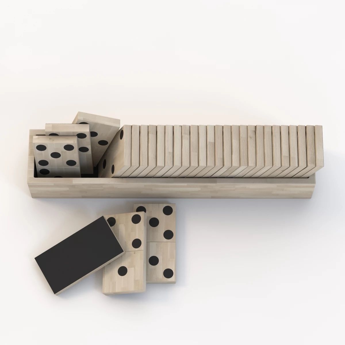 Jayson Home Bone Dominoes 3D model | CGTrader