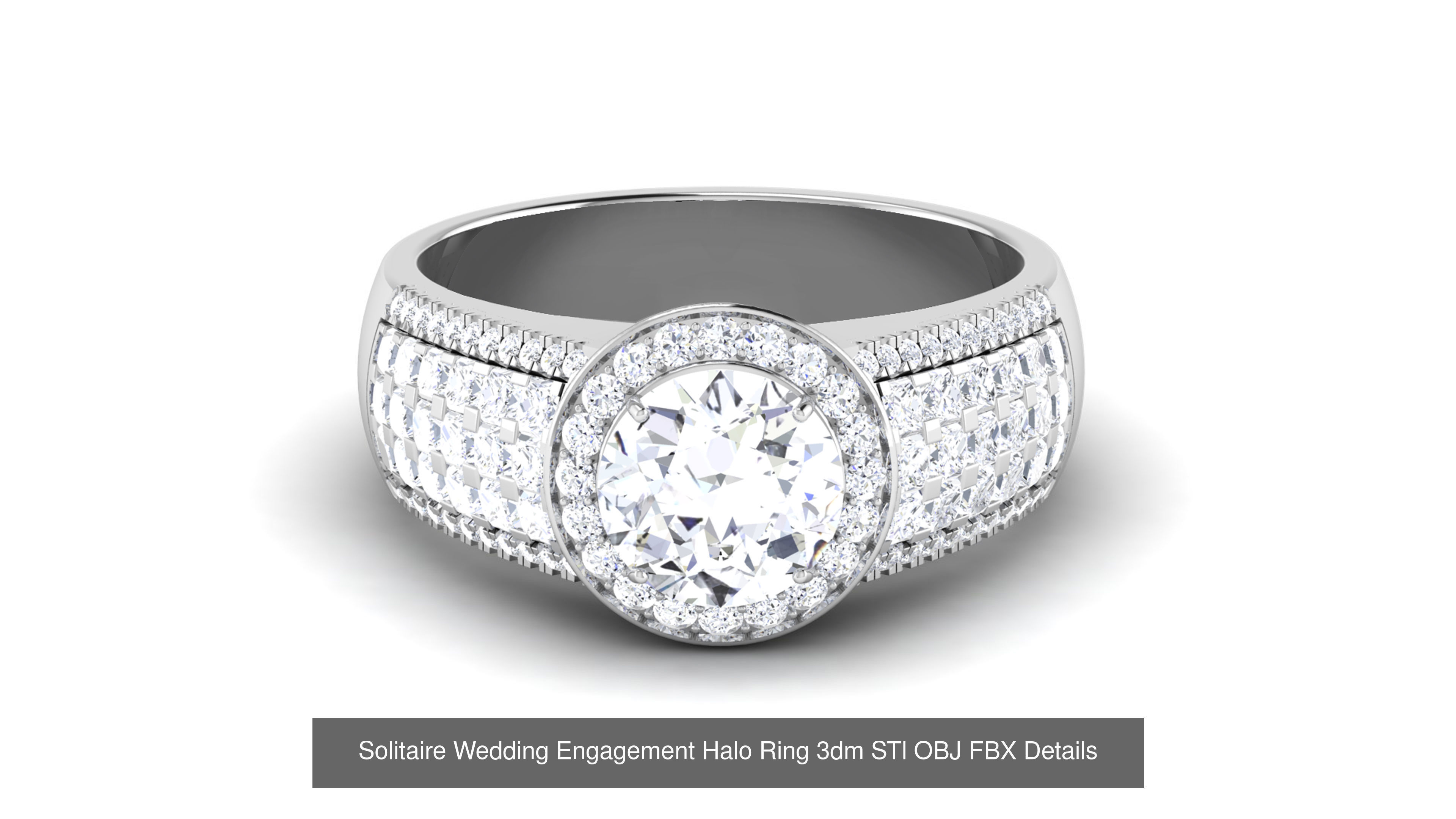 81 Solitaire Wedding Engagement Halo Bridal Rings Collection | CGTrader