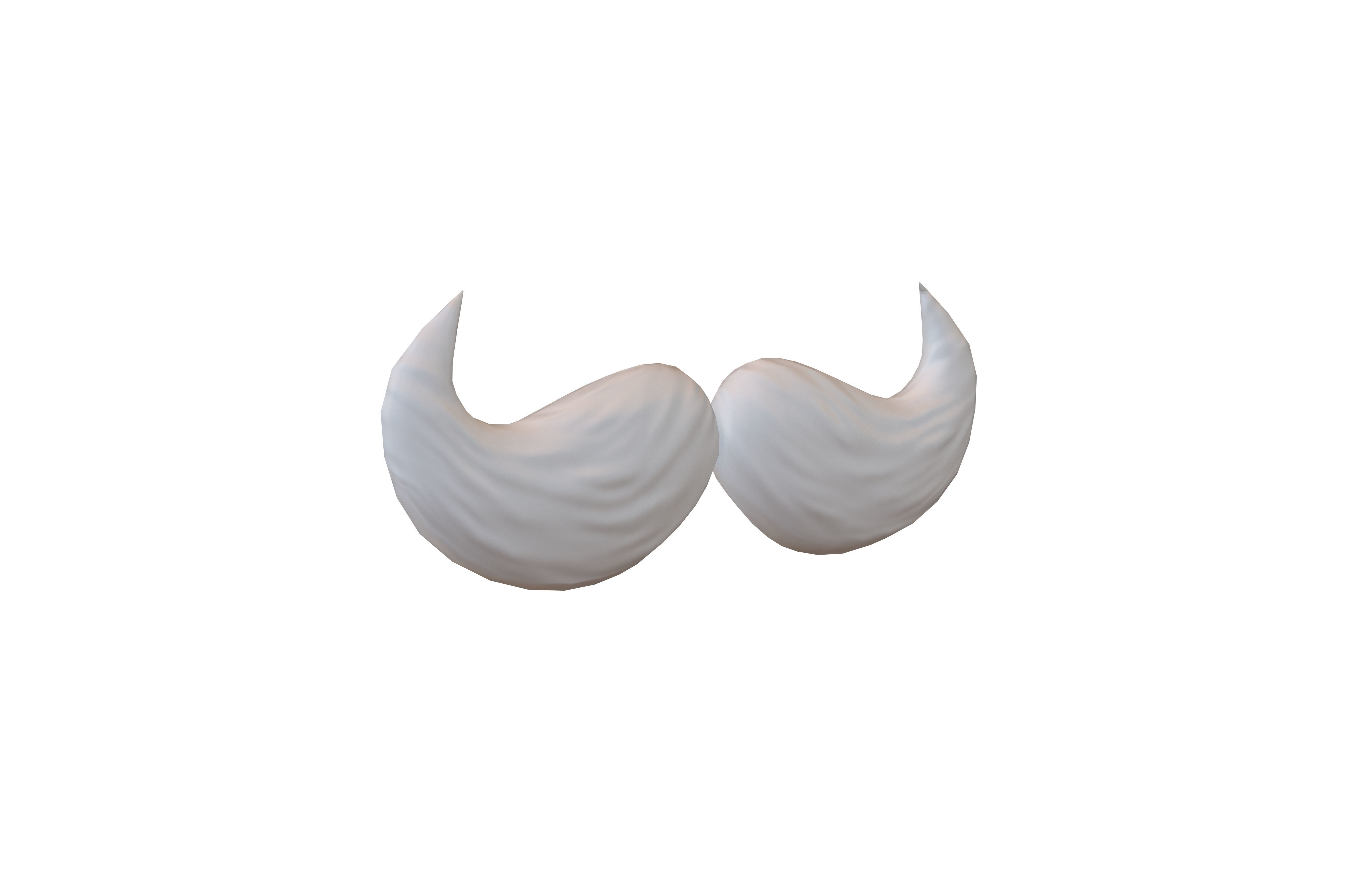 3D model Cartoon Mustache v5 005 VR / AR / low-poly | CGTrader