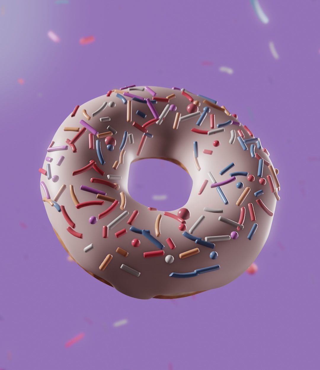 Sweet Donut for relaxation PBR low-poly free VR / AR / low-poly 3D ...