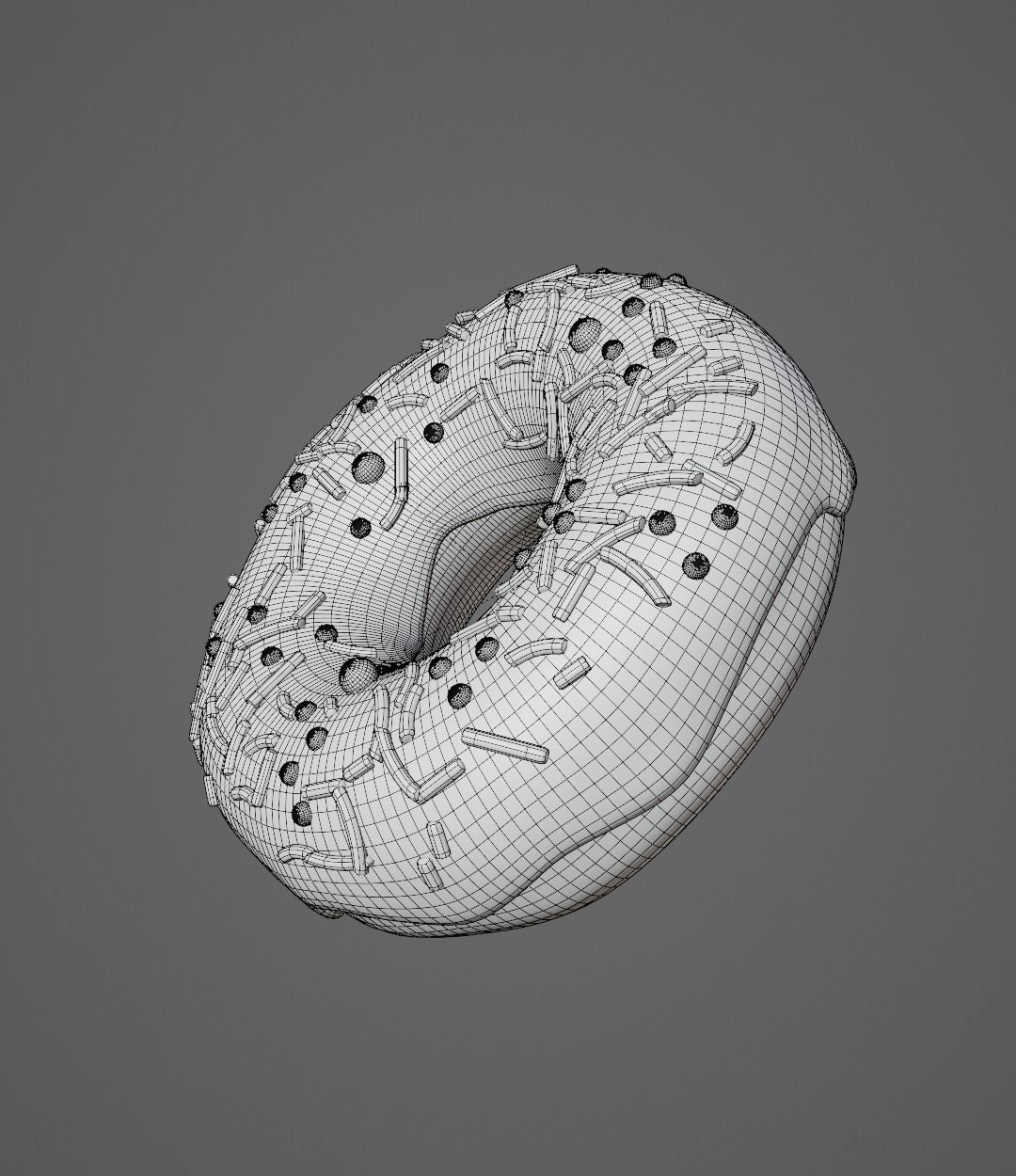 Sweet Donut for relaxation PBR low-poly free VR / AR / low-poly 3D ...