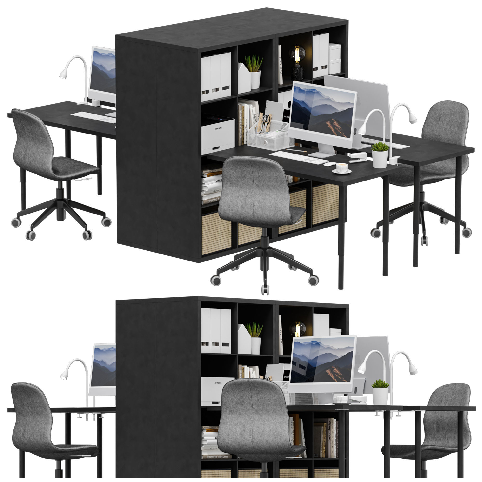 IKEA - Office workplace 30 3D model | CGTrader
