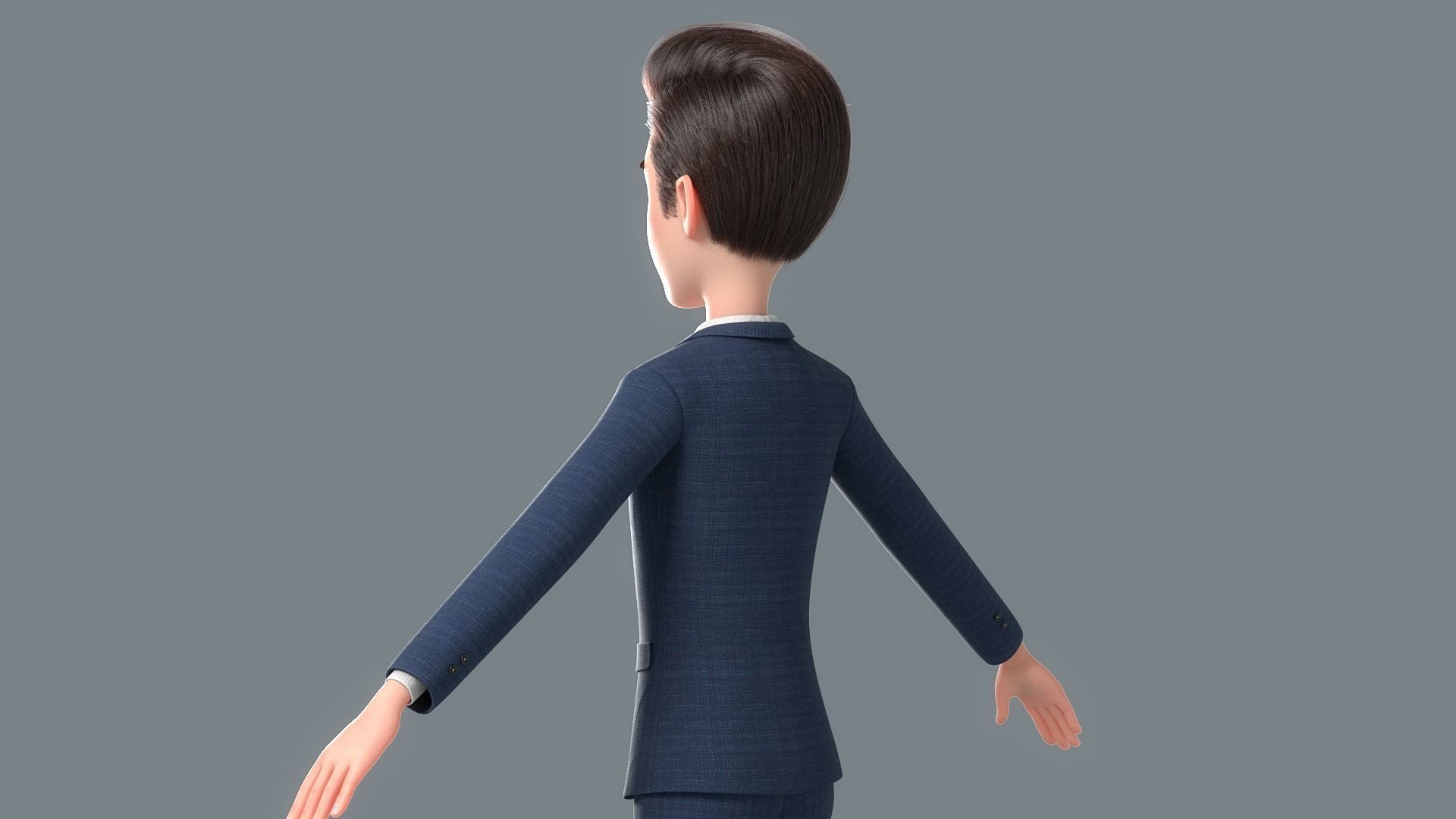 Cartoon Man Rigged 3D model rigged | CGTrader