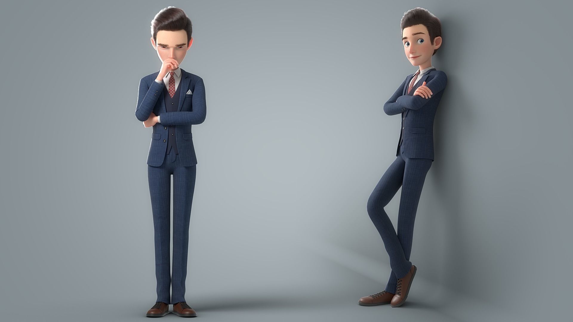 Cartoon Man Rigged 3D model rigged | CGTrader