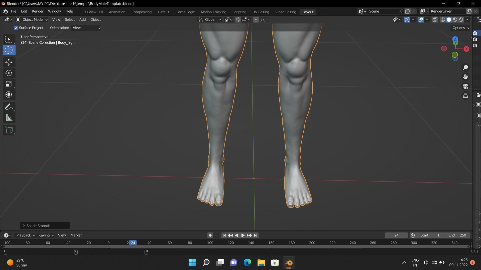 3D model Body mesh VR / AR / low-poly | CGTrader