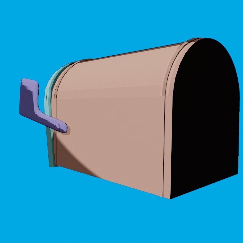 3D Letterbox Briefkasten Mailbox 3D model | CGTrader
