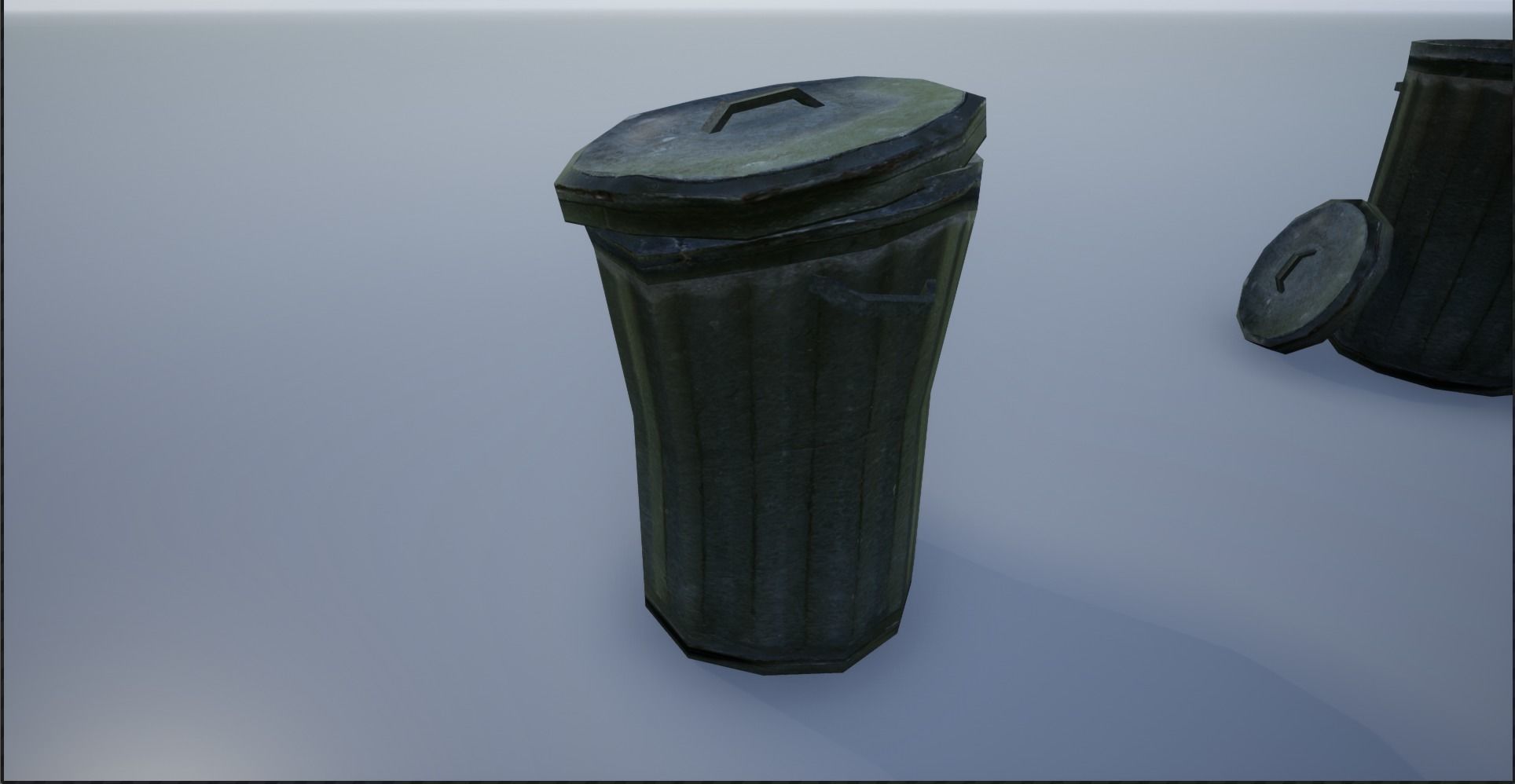 3D model Lowpoly Trash Bins and Trash Bags VR / AR / low-poly | CGTrader