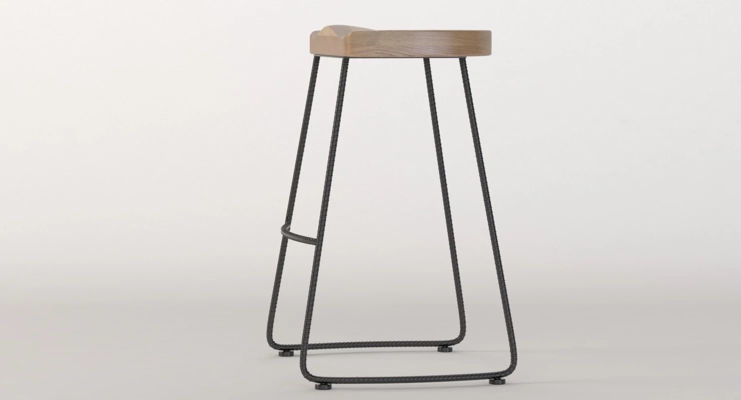 Mocka Legna Bar Stool 3D model | CGTrader