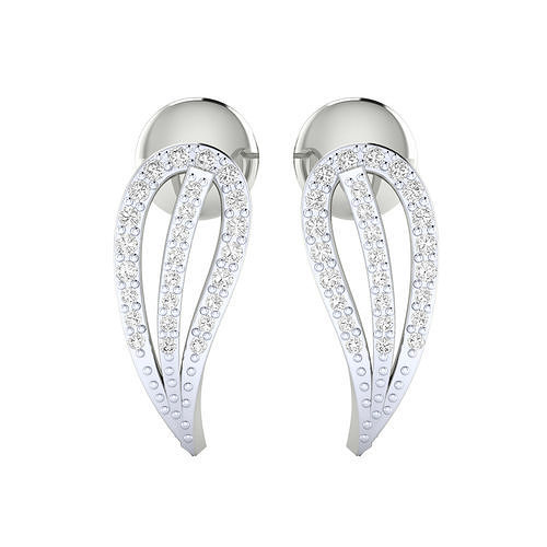 Women Earrings 3D model 3D printable | CGTrader