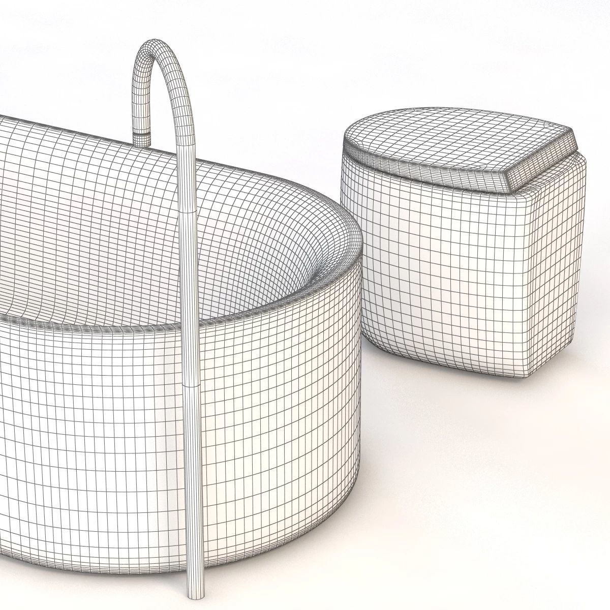 Modern Capsule Bath Tub 3D model | CGTrader