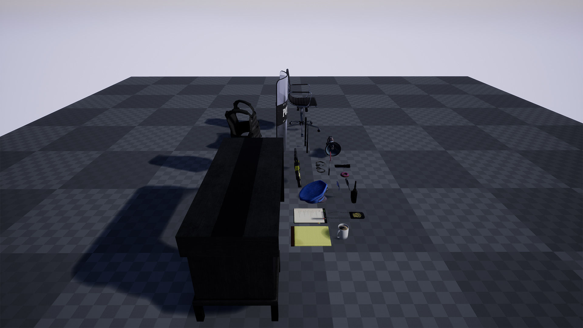 3D model Police Props 23 Assets VR / AR / low-poly | CGTrader