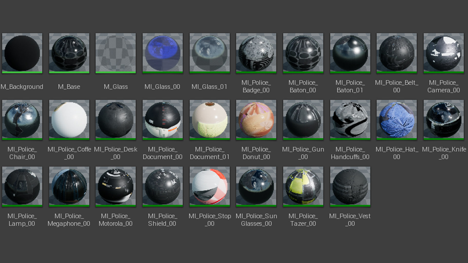 3D model Police Props 23 Assets VR / AR / low-poly | CGTrader