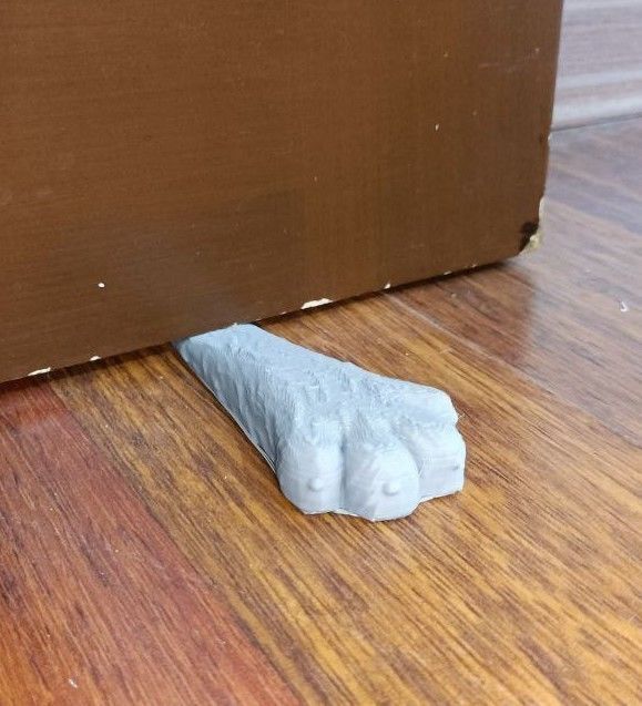 Cat Paw DoorStop free 3D model 3D printable | CGTrader