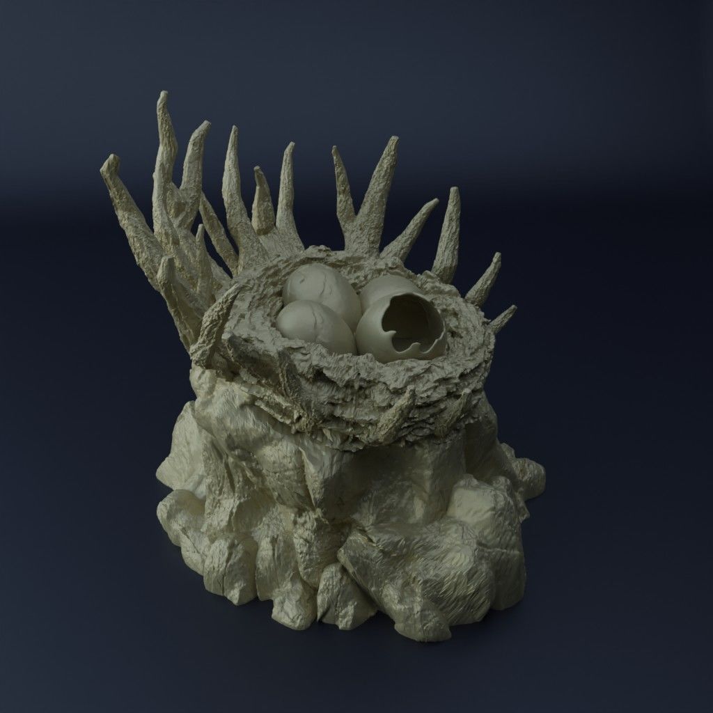 Griffon Nest Tabletop Terrain 28 MM 3D model 3D printable | CGTrader